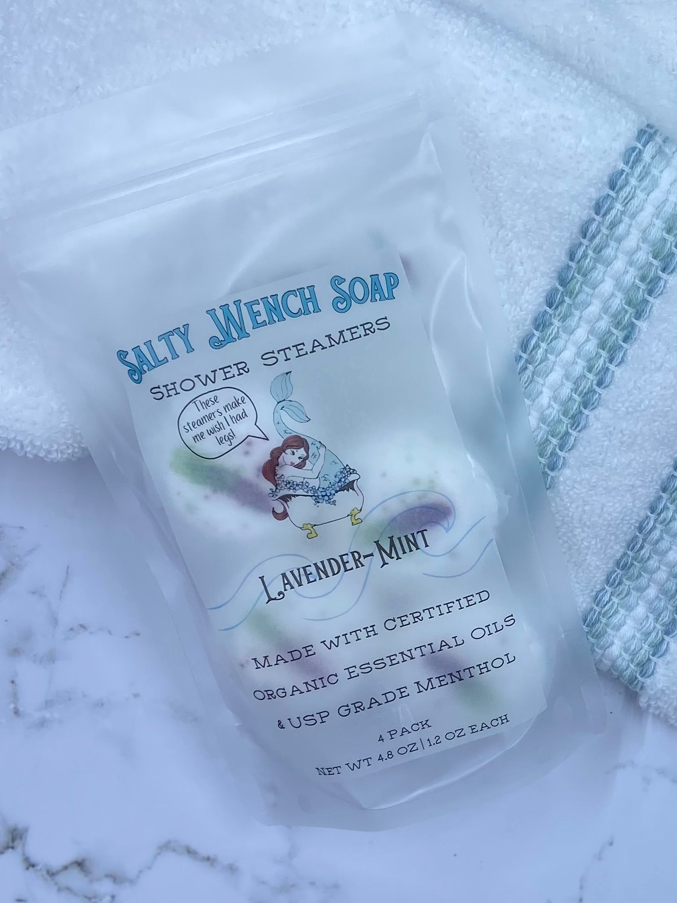 Lavender-mint Shower Steamers – Salty Wench Soap